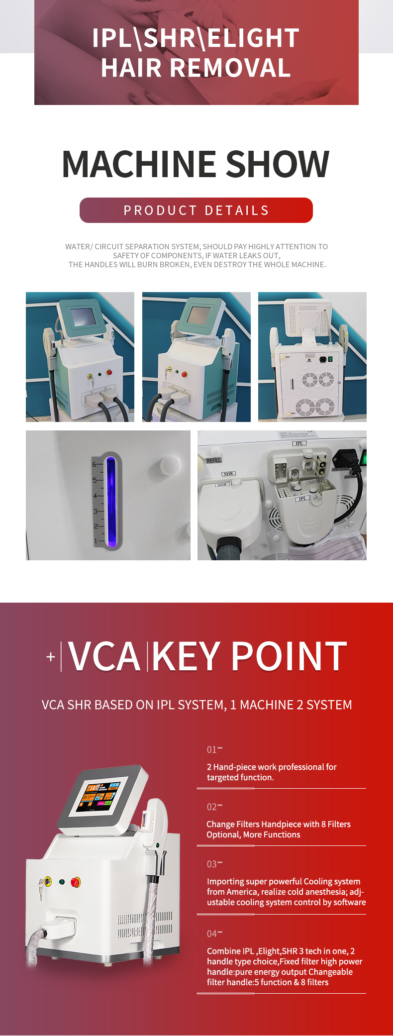 High Quality Vertical Ipl Laser Permanently Hair Removal Skin ...