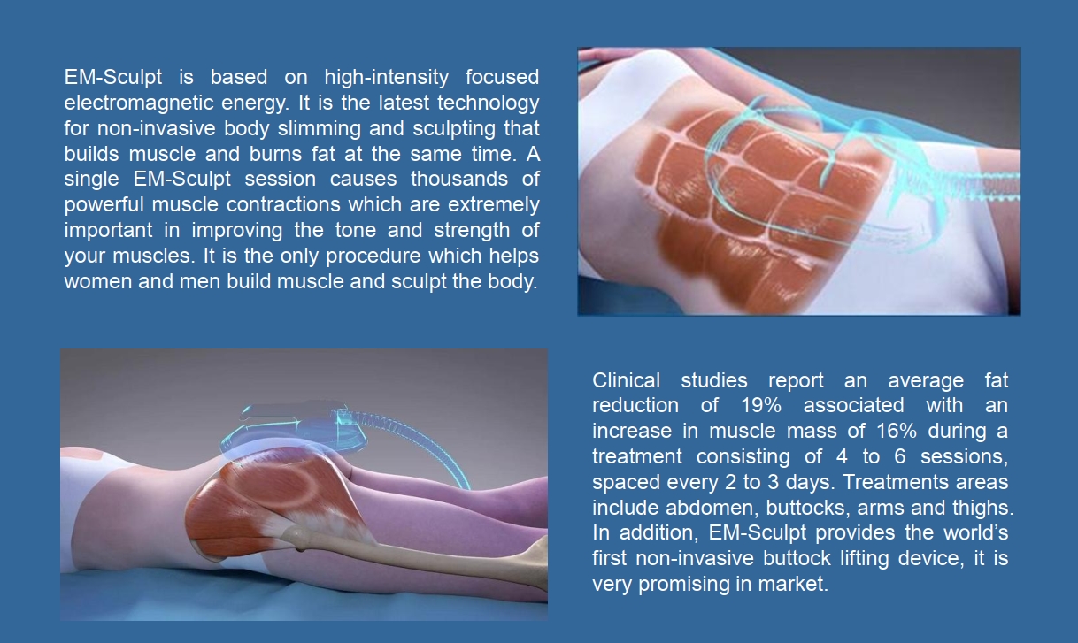 New designed model for EM-Sculpt build muscle machine - Beijing VCA ...